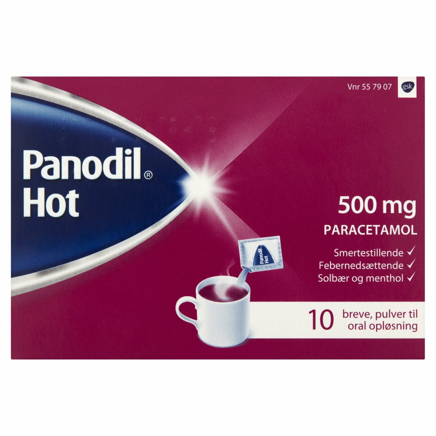 Panodil Hot 500mg 10skammtar | Lyfjaval.is