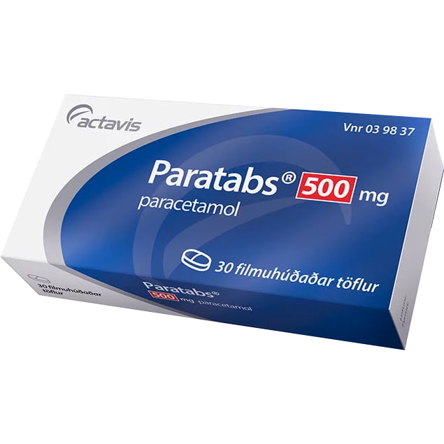 Paratabs 500mg 30stk | Lyfjaval.is