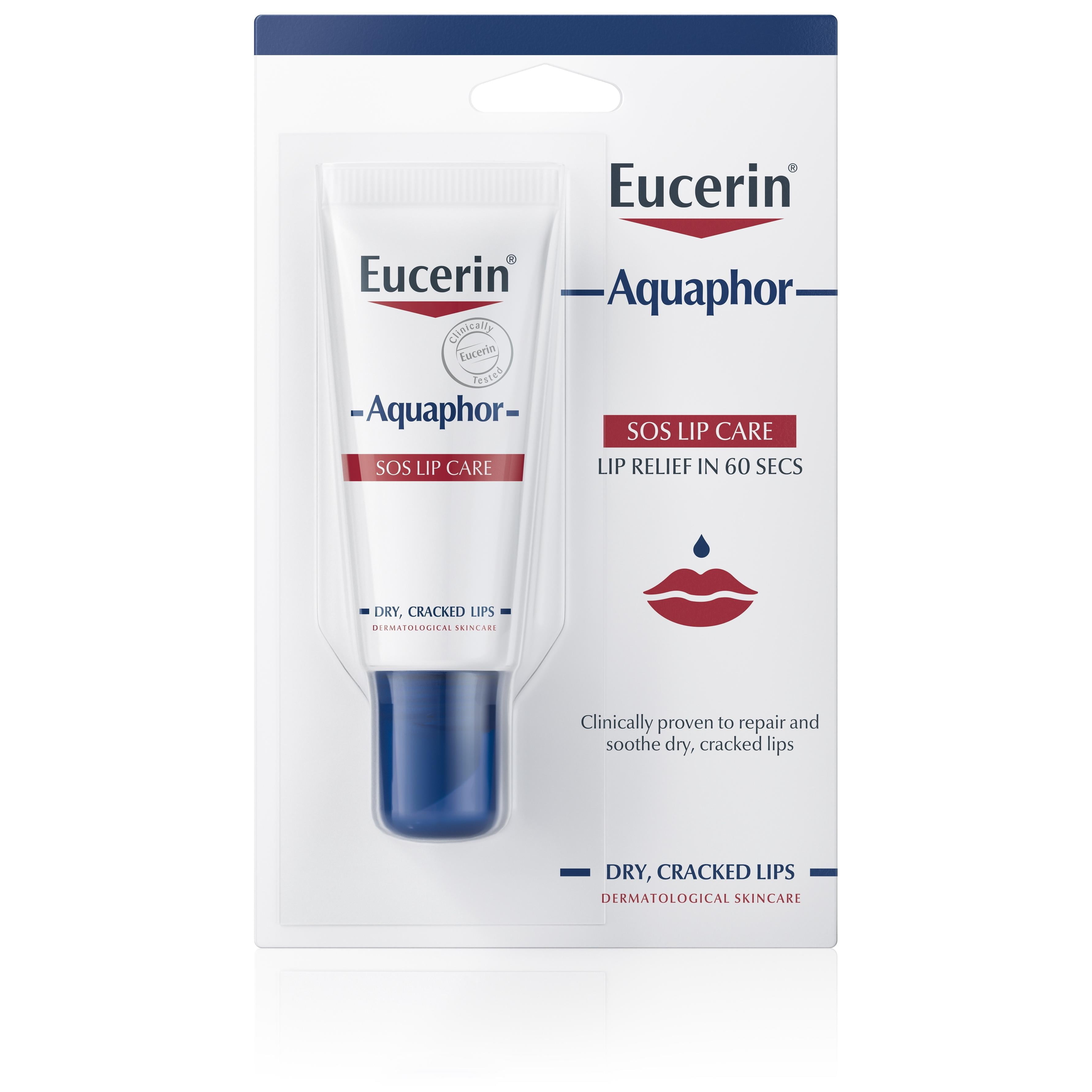 Eucerin Aquaphor SOS Lip Care - Lyfjaval.is
